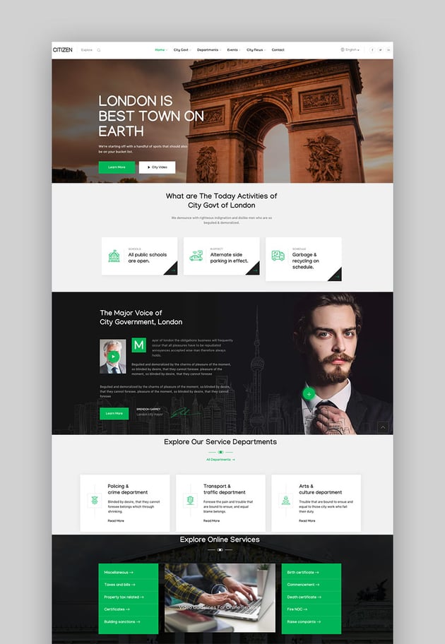 15 Best Government WordPress Themes for 2025 | Envato Tuts+
